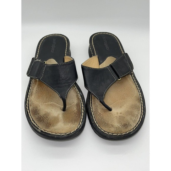 Softspots | Shoes | Softspots Sandals Womens Dark Brown Leather Upper ...